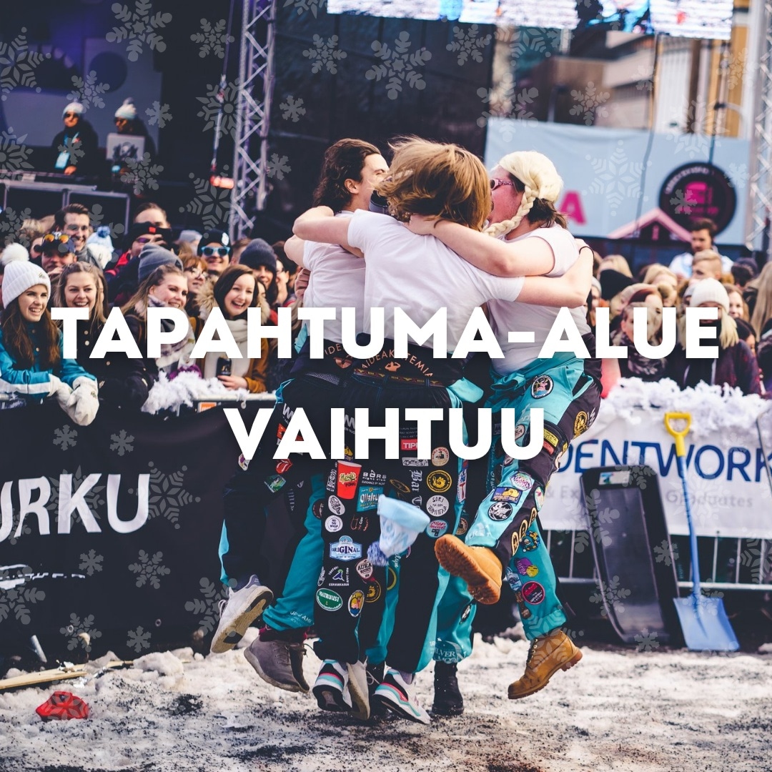 TAPAHTUMA-ALUE VAIHTUU | Pikkulaskiainen 2026